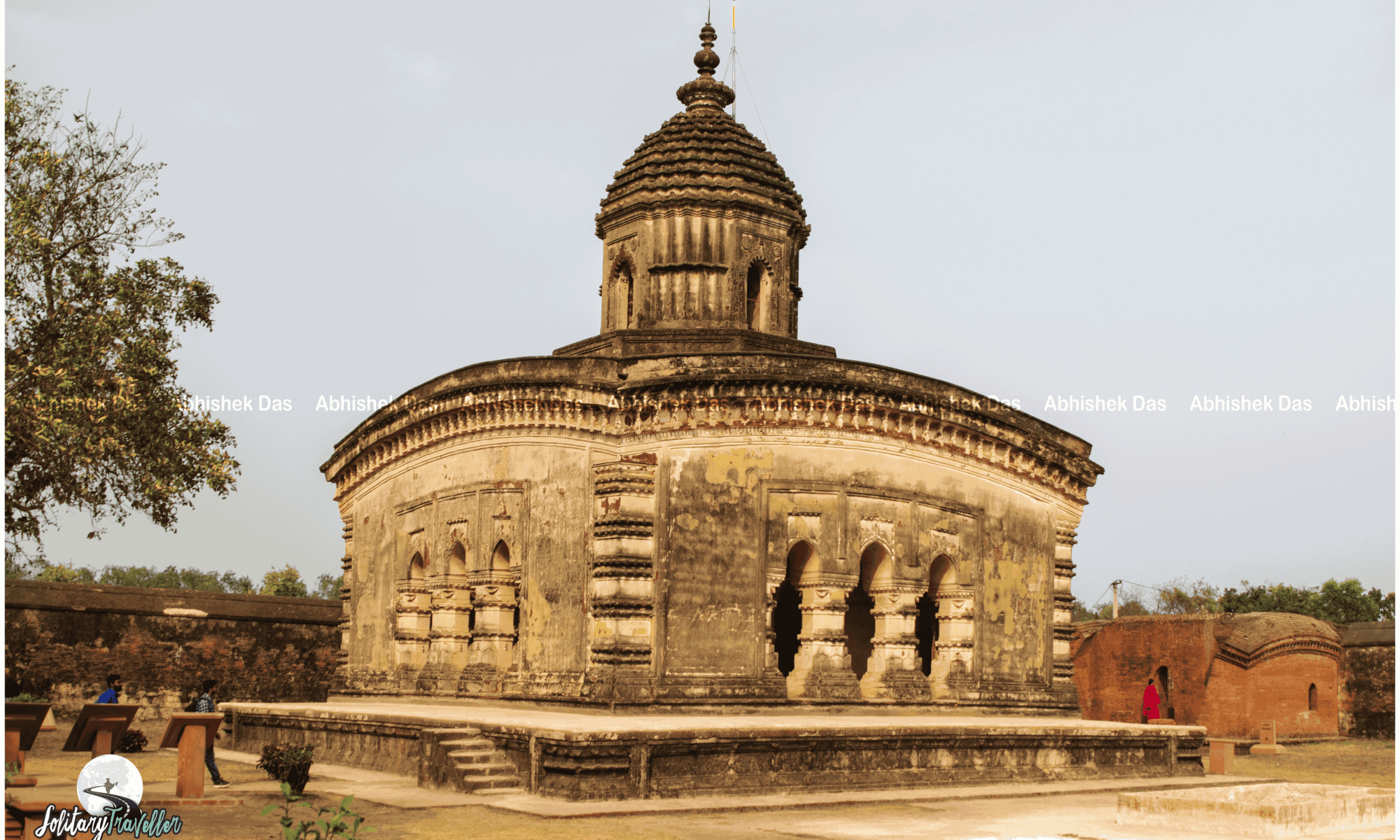 A square-raised plinth with descriptive decorated arches has a Char ...